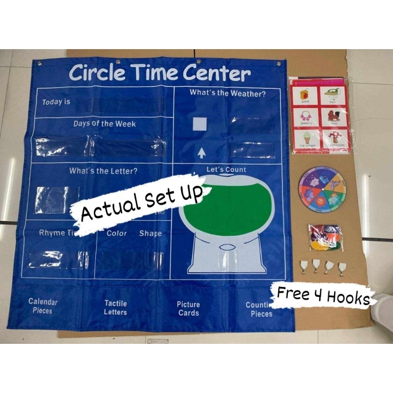 Circle Time Center Clroom Pocket Chart Educational Chart Teaching New ...