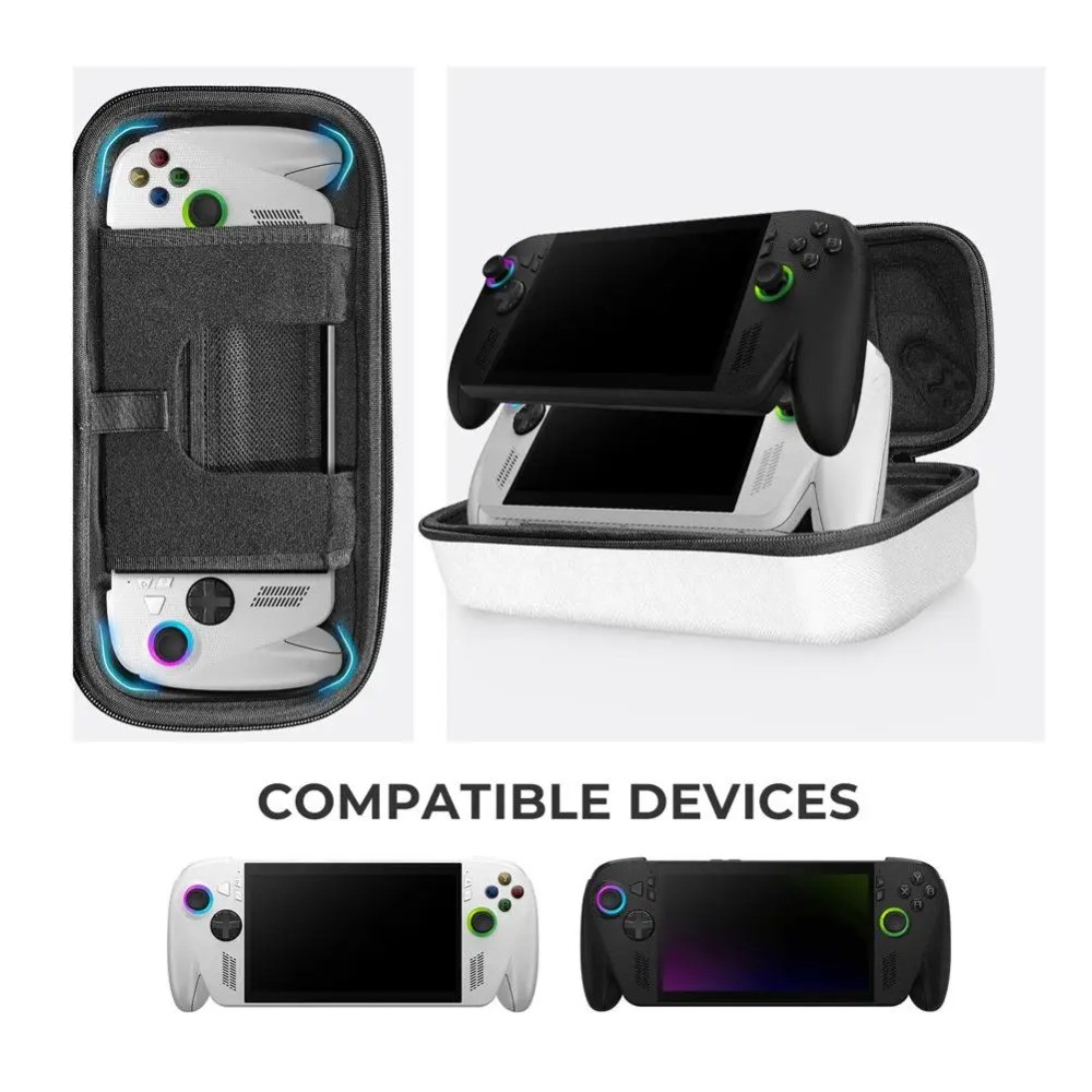 For ROG Xbox Ally / X EVA Handheld Game Console Bag Portable Hard Shell ...