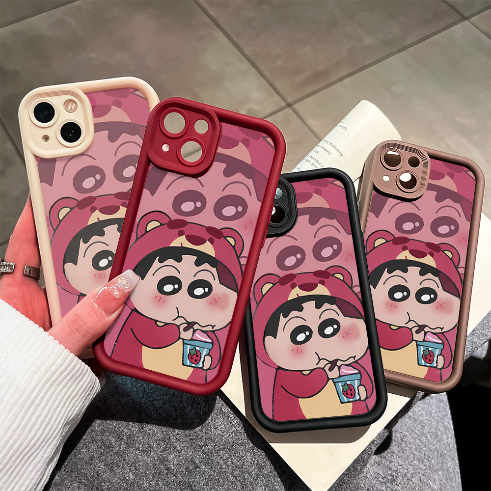 ZCSIBORUI for Vivo S1 Back Cover Crayon Shin-Chan Eat Snacks Pattern ...