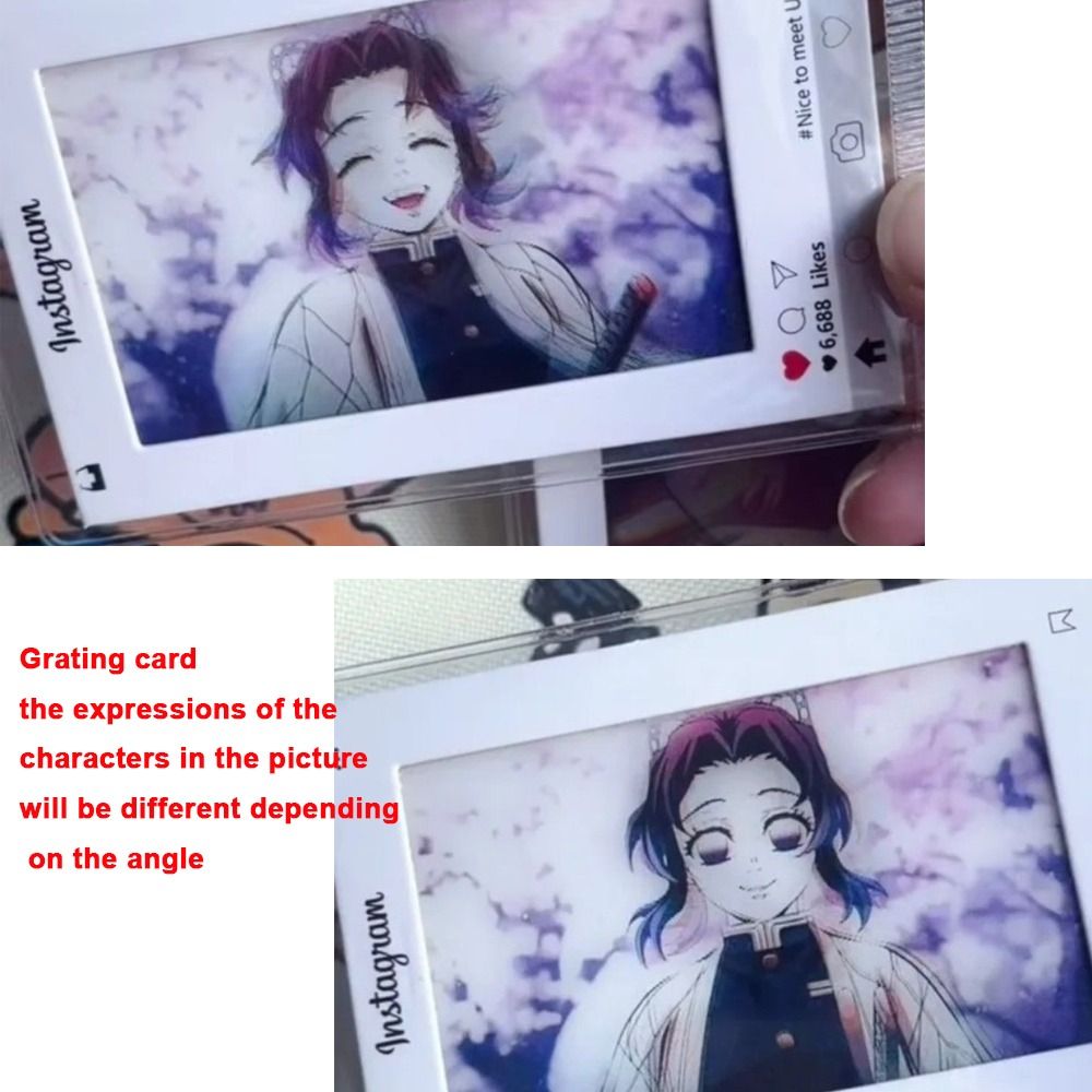 Anime Merchandise Kochou Shinobu Creative Demon Slayer Cards Rengoku ...