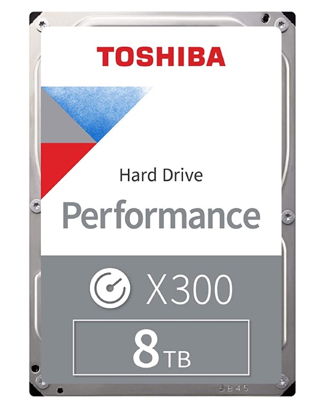 Toshiba X300 Performance Internal Hard Disk Drive 8TB (HDWR180UZSVA ...