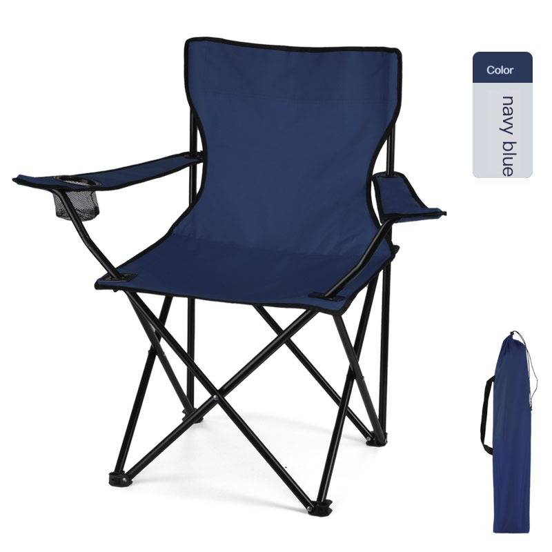 【folding chair】Outdoor folding reclining chair portable back chair ...