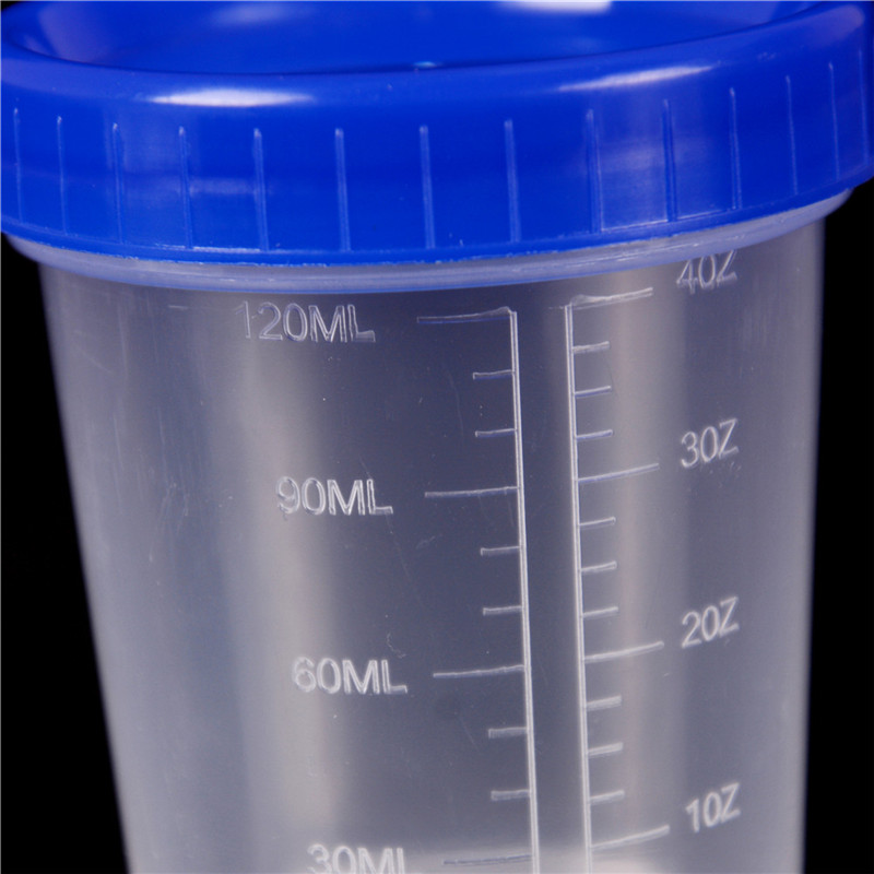 120ml Plastic Specimen Sample Jar Craft Container Urine Pot Cup with ...