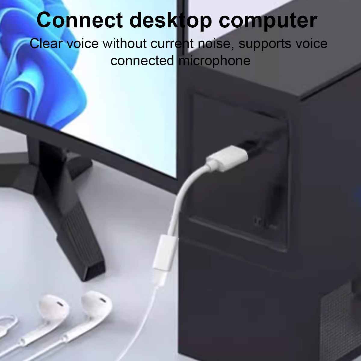 FONKEN USB A to iOS Audio Adapter Cable USB Male to iOS Female ...