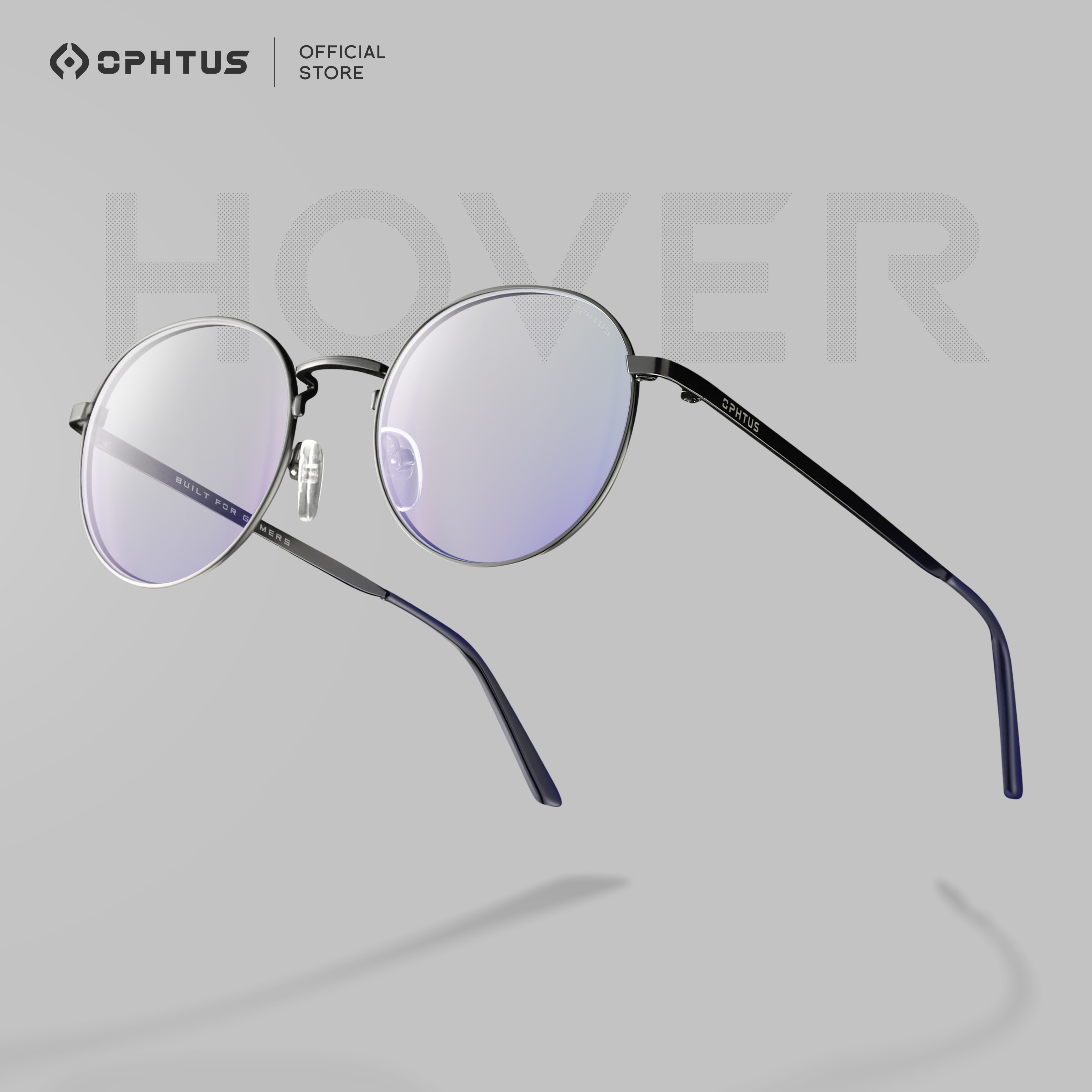 OPHTUS แว่นกรองแสงสำหรับเกมเมอร์ รุ่น Hover เลนส์ RetinaX Clear ...