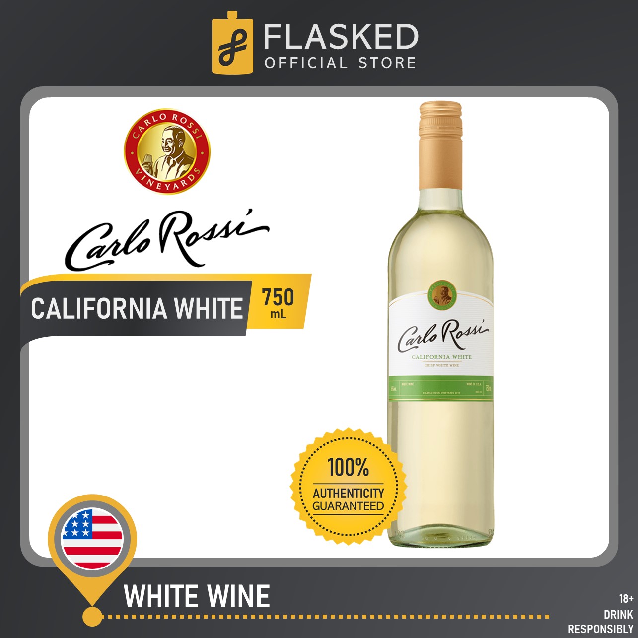 Carlo Rossi White Wine 750mL | Lazada PH