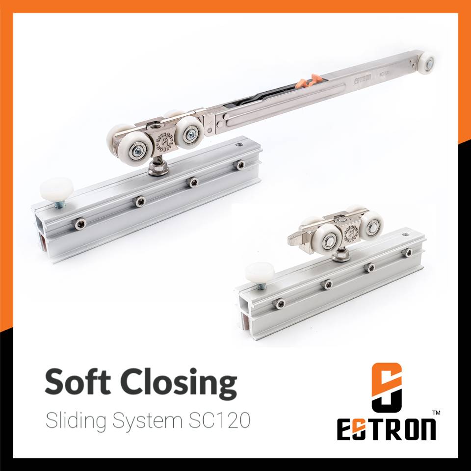 ESTRON SC120 Soft Closing Sliding Door System | Lazada Singapore