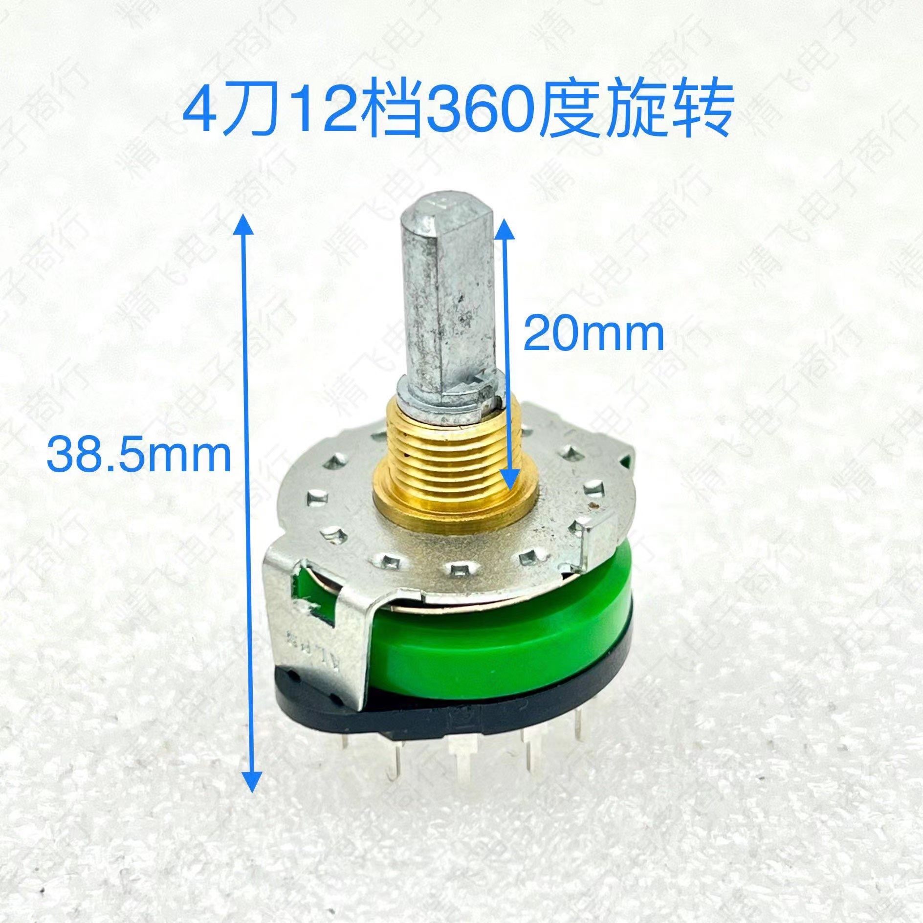 【NEW】 1 pcs Japan ALPS rotary band switch SRRM1C7800 Denon amplifier ...