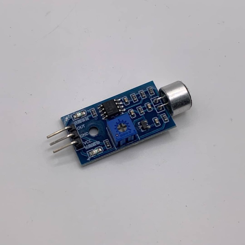 เซ็นเซอร์ตรวจจับเสียง sound detection sensor High Sensitive (บอร์ดแดง ...