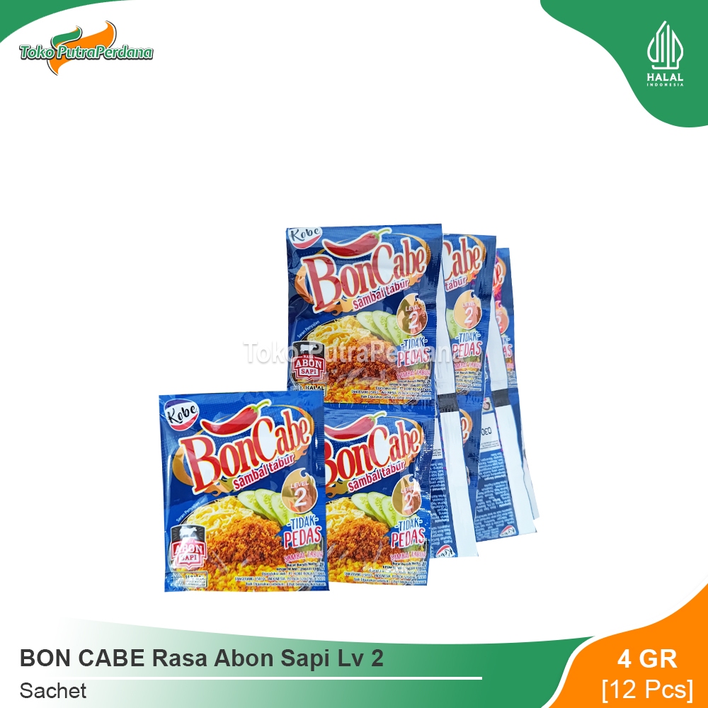 BON CABE Rasa Abon Sapi Lv 2 (12 Pcs) | Lazada Indonesia