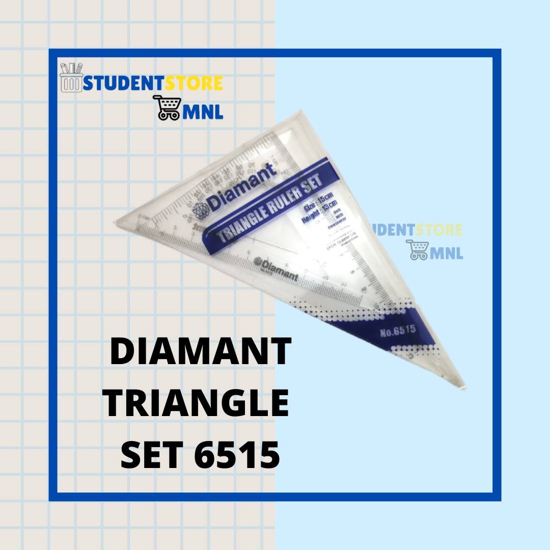 DIAMANT / DELI Triangle Ruler Set (Set of 45x45 and 30x60 | Lazada PH