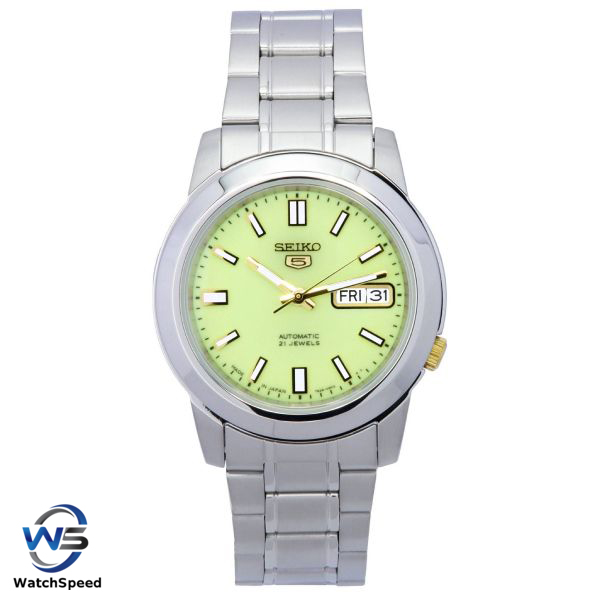 Seiko 5 SNKK19J1 SNKK19J SNKK19 Automatic Lumibrite Green Dial ...