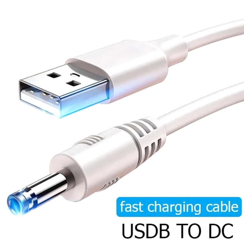 USB To DC 3.5mm Power Cable Jack Connector 5V Charger Power Cable ...
