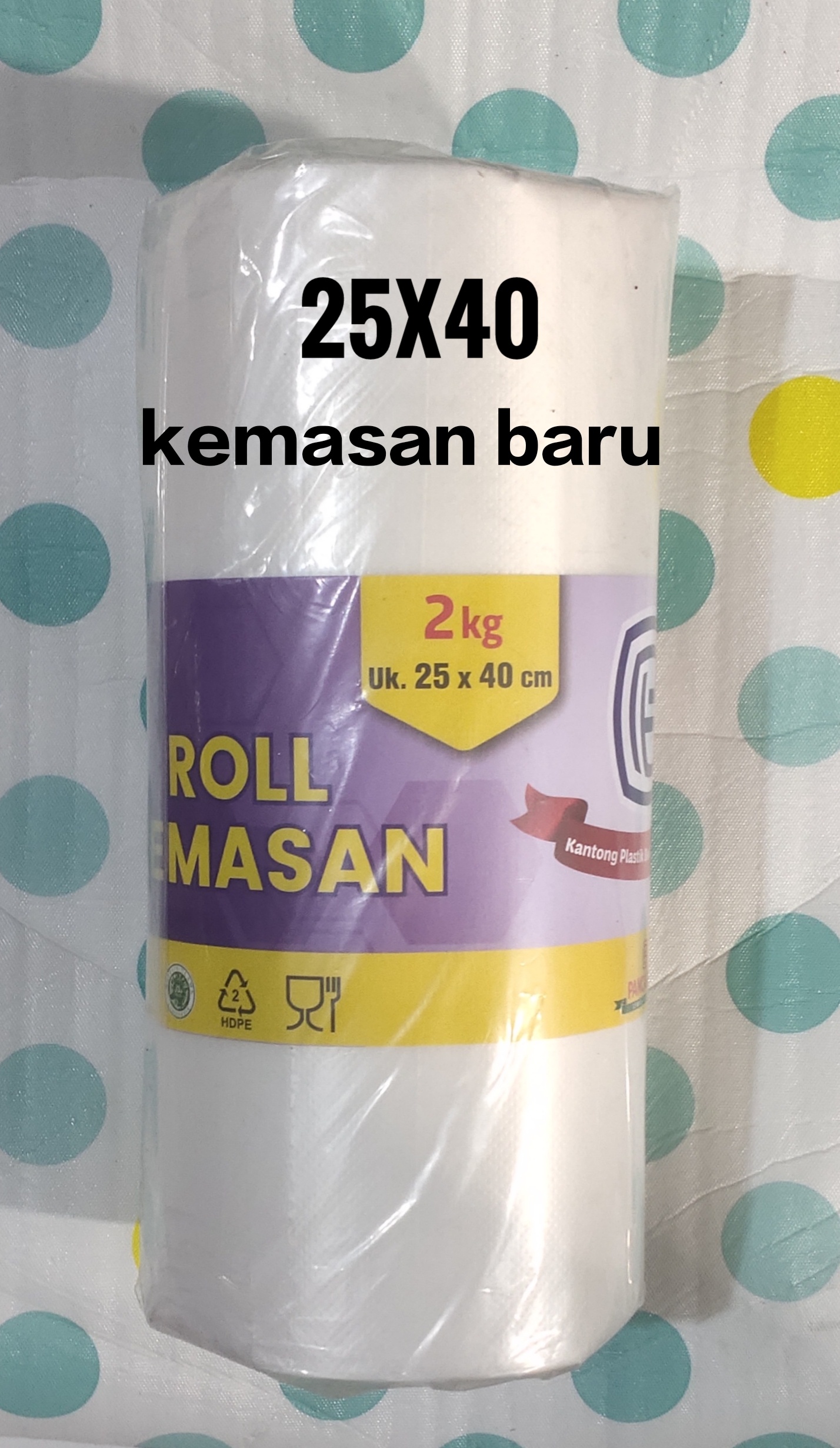 Plastik buah sayur - HD Roll Panca Budi 25x40 - plastik fotocopy buah ...