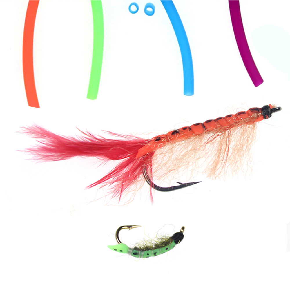 Yisy Φ2mm 4m/bag Fly Tying Soft Elastic Silicone Tube For Nymph Worm ...
