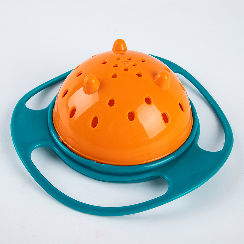 Gyro Bowl Dishes Anti Spill Bowl Smooth 360 Degrees Rotation Gyroscopic ...