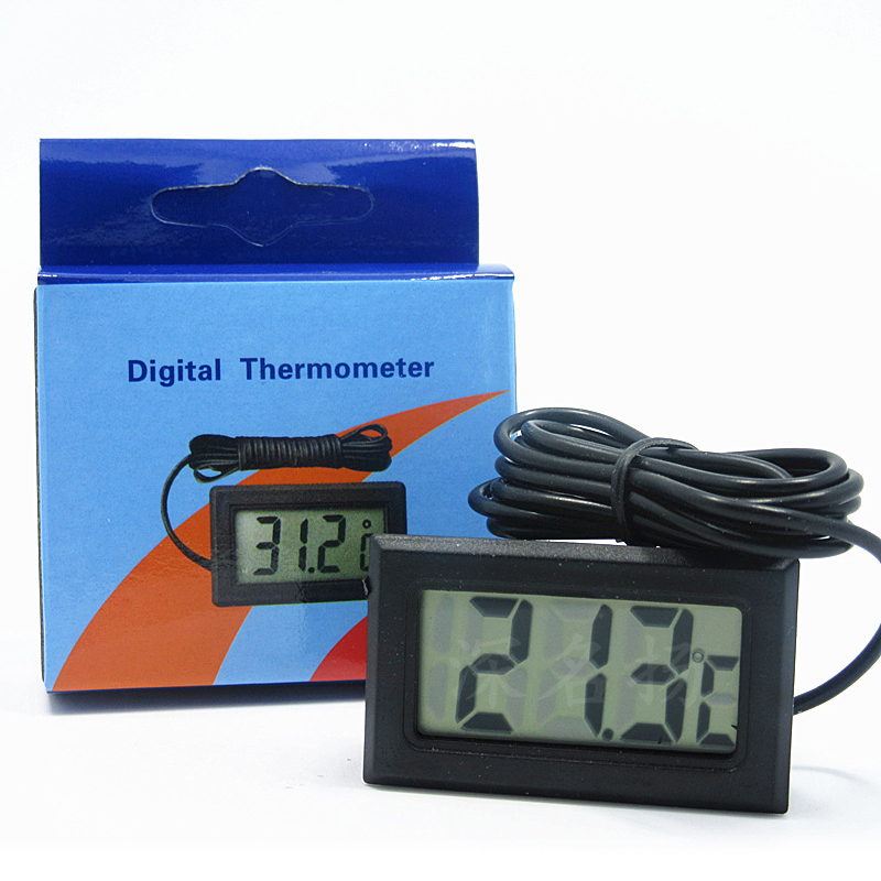 Mini Lcd Digital Aquarium Car Water Bath Temperature Tester Embedded ...
