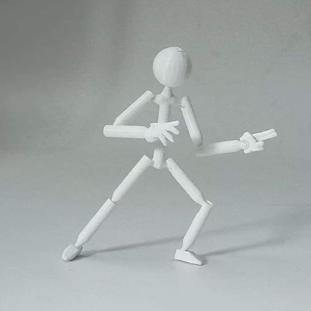 Figures Toys Multi-Jointed Multi Joint Stickman Toy 3D Printing Movable ...