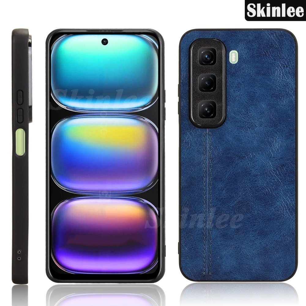 Phone Case for Infinix Hot 50i 50 Pro Plus Back Cover Carbon Leather ...