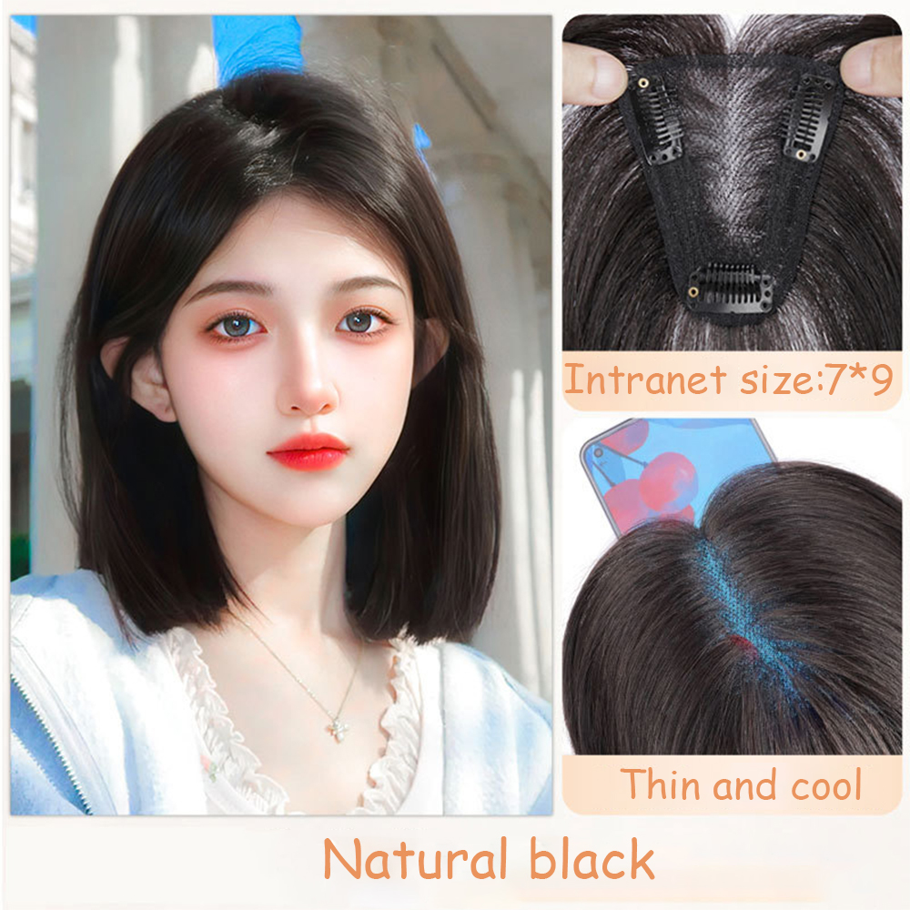 【Factory-direct】 Synthetic straight eight-character bangs wig ...