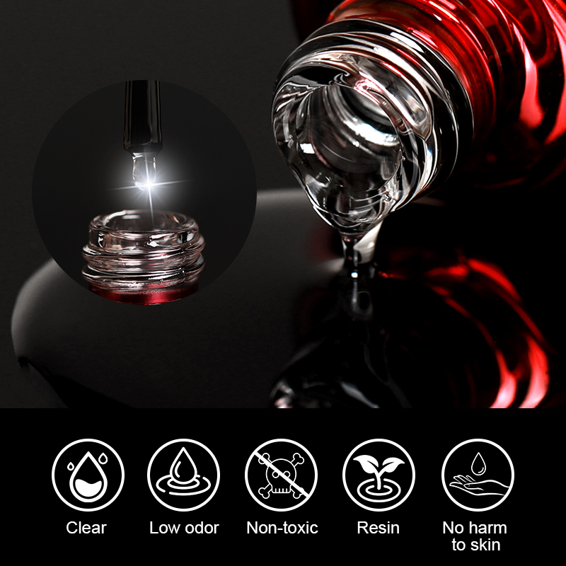 AS Clear Blooming Gel Polish 15ml UV LED Soak Off Nail Art Polish for ...