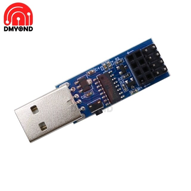 Dc 5v Ch340c Esp8266 Esp 01 Esp Prog Wifi Downloader Esp8266 Lập Trình Adapter Esp8266 Esp 01