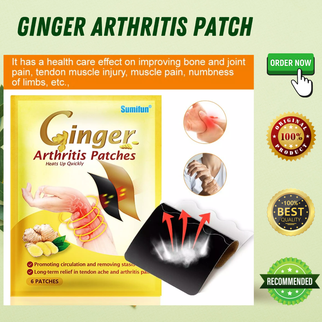 All Organic Ginger Arthritis Patch. Especially made for Hand Pain ...