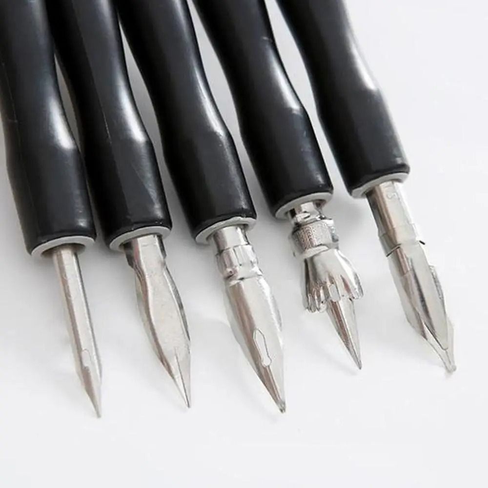 6Pcs/Set New Infiltration Line Panel Line Accent Pen with 5 Nibs Pen ...