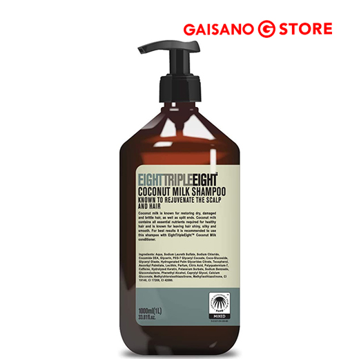 Eight Triple Eight Coconut Milk Shampoo 1000ML | Lazada PH