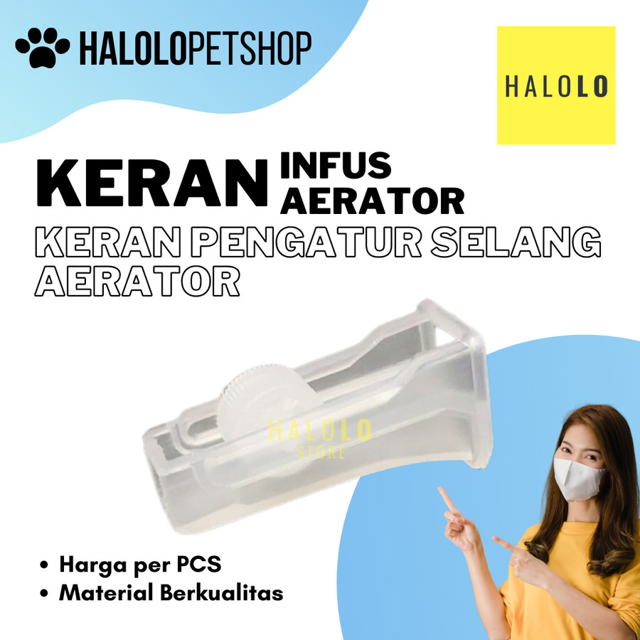 Kran Infus Pengatur Selang Udara Keran Infus Aerator Aquarium | Lazada ...