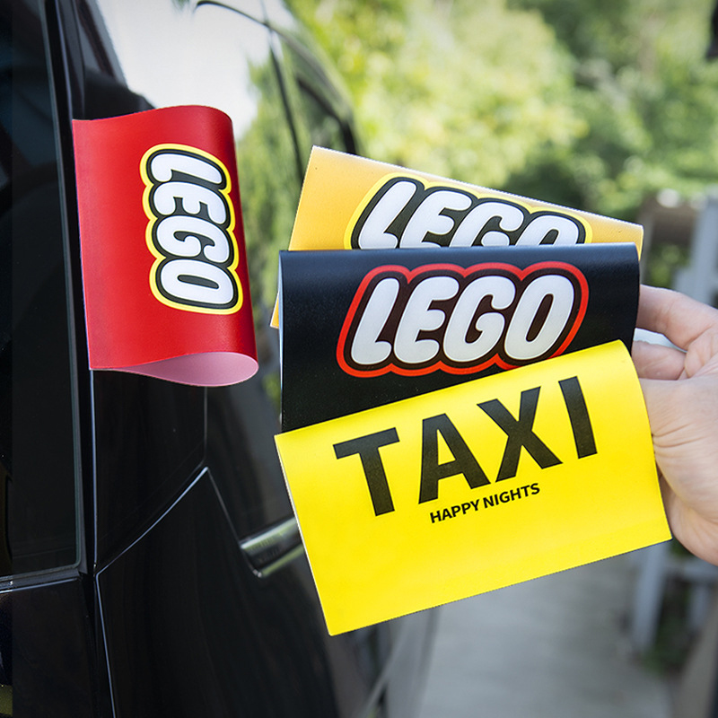 Wash Label Attached Car Label Decoration LOGO Lego Label Attached Auto ...