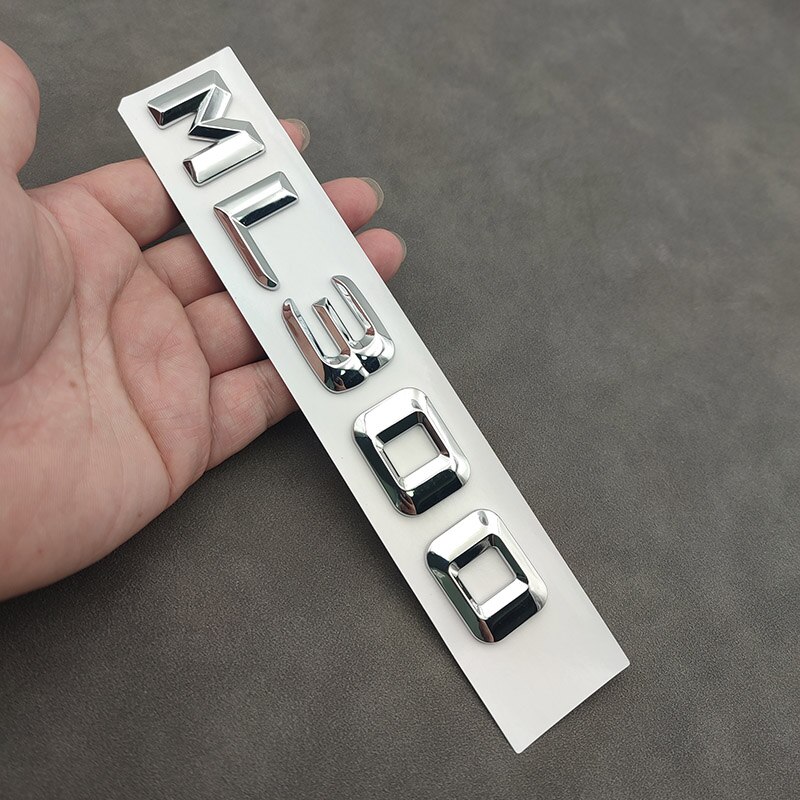 2023 NEW 3D ABS Black Chrome Car Trunk Letters Badge For Mercedes Benz ...