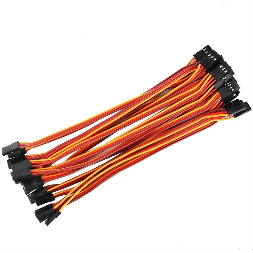 10Pcs Helicopter 150/200/300/500mm JR Futaba Male to Female for RC Car ...