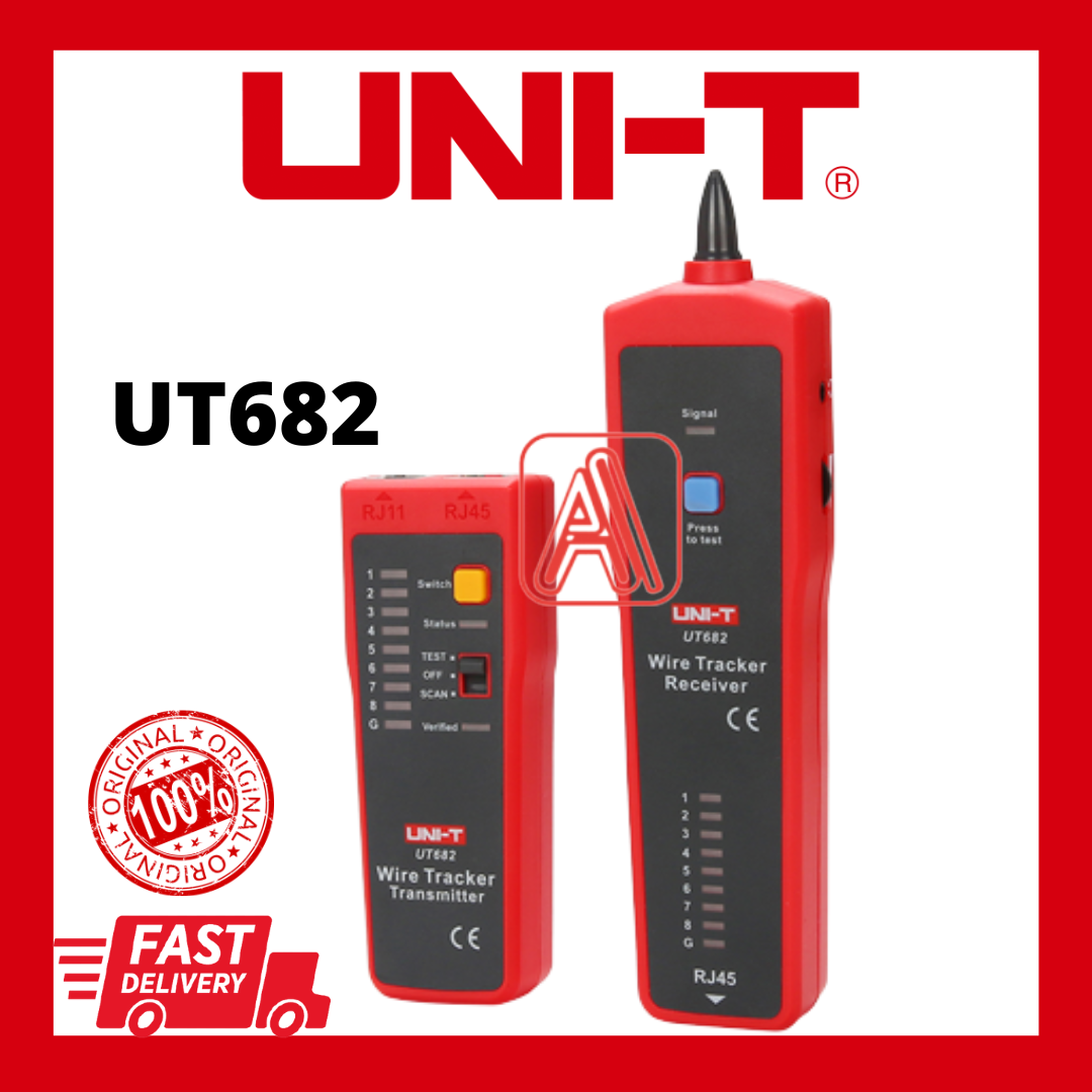 UNI-T UT682 Wire Tracker/Tone and Probe for tracing LAN cable\telephone line\coaxial cable ...