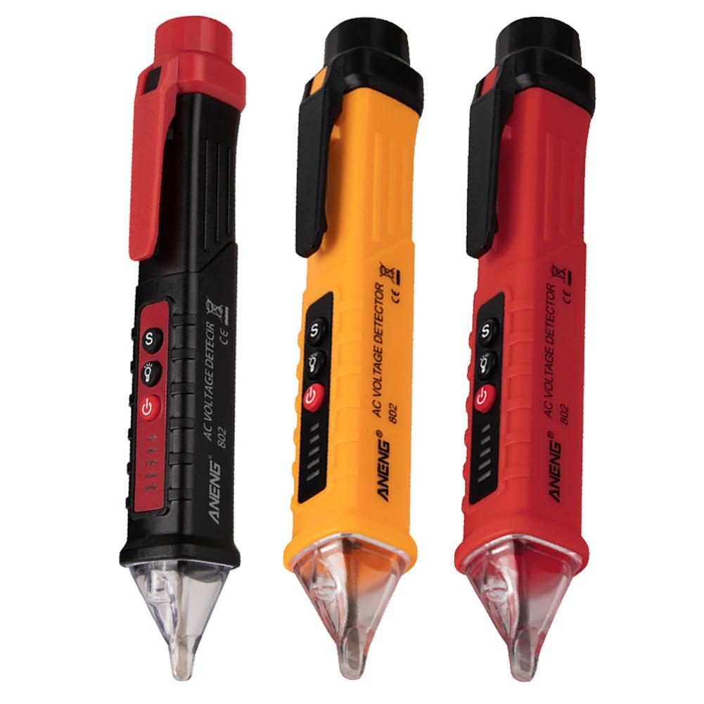 ANENG VD802 Non-contact AC Voltage Detector Tester Meter 12V-1000v Pen ...