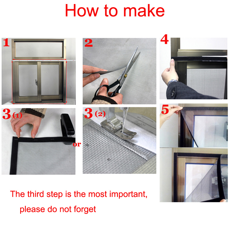 Inset Window Screen Mesh Customize Door Anti Mosquito Net Window Inset ...