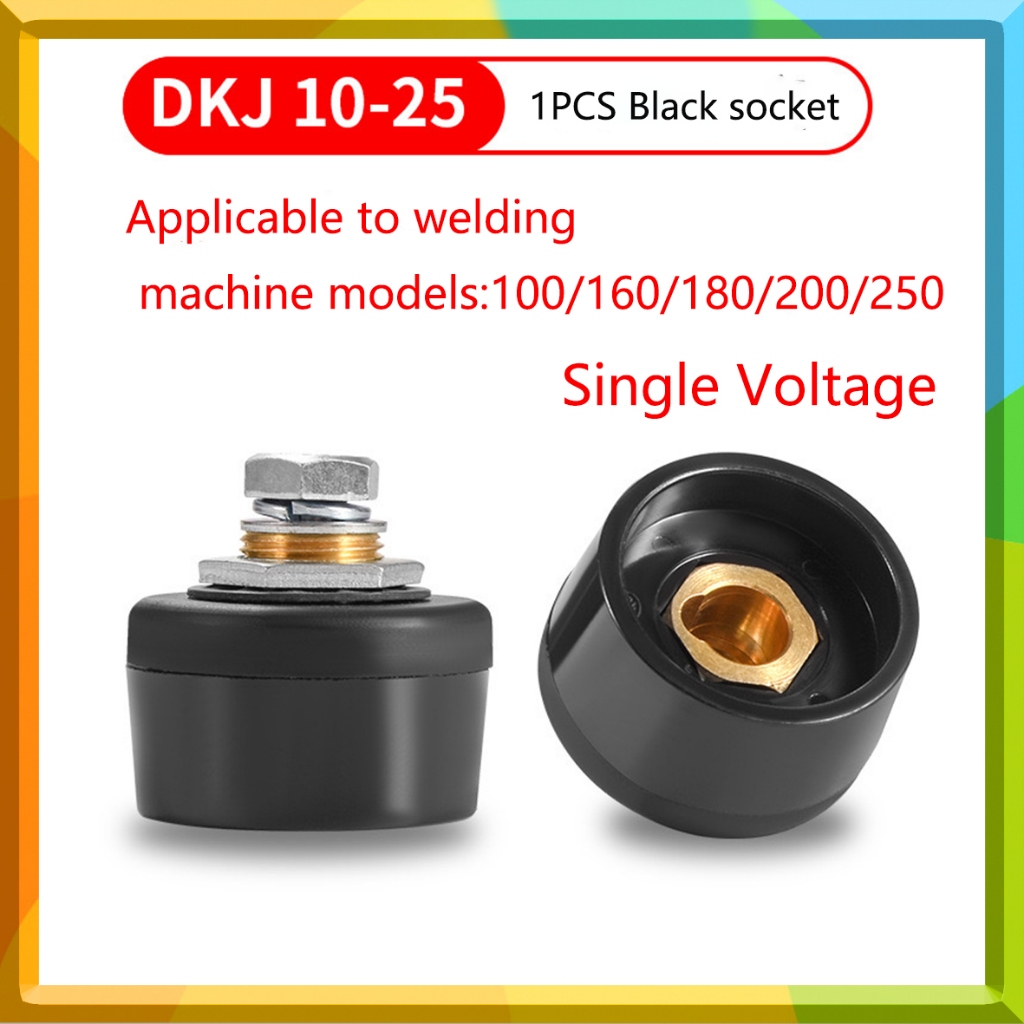 DKJ10-25 Welding Cable Panel Connector | Plug Socket Welding Machine 10 ...