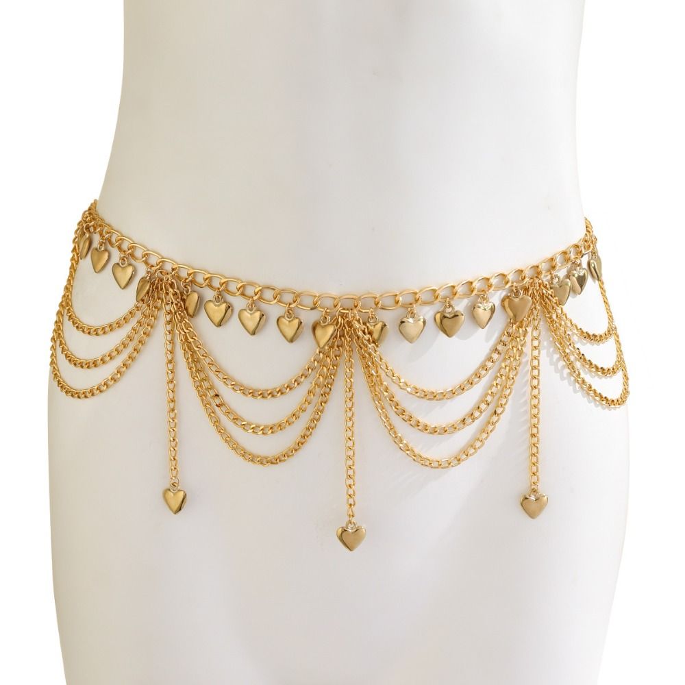 Vintage Body Jewelry Metal Body Chain Tassel Waist Chain Bohemian Style ...