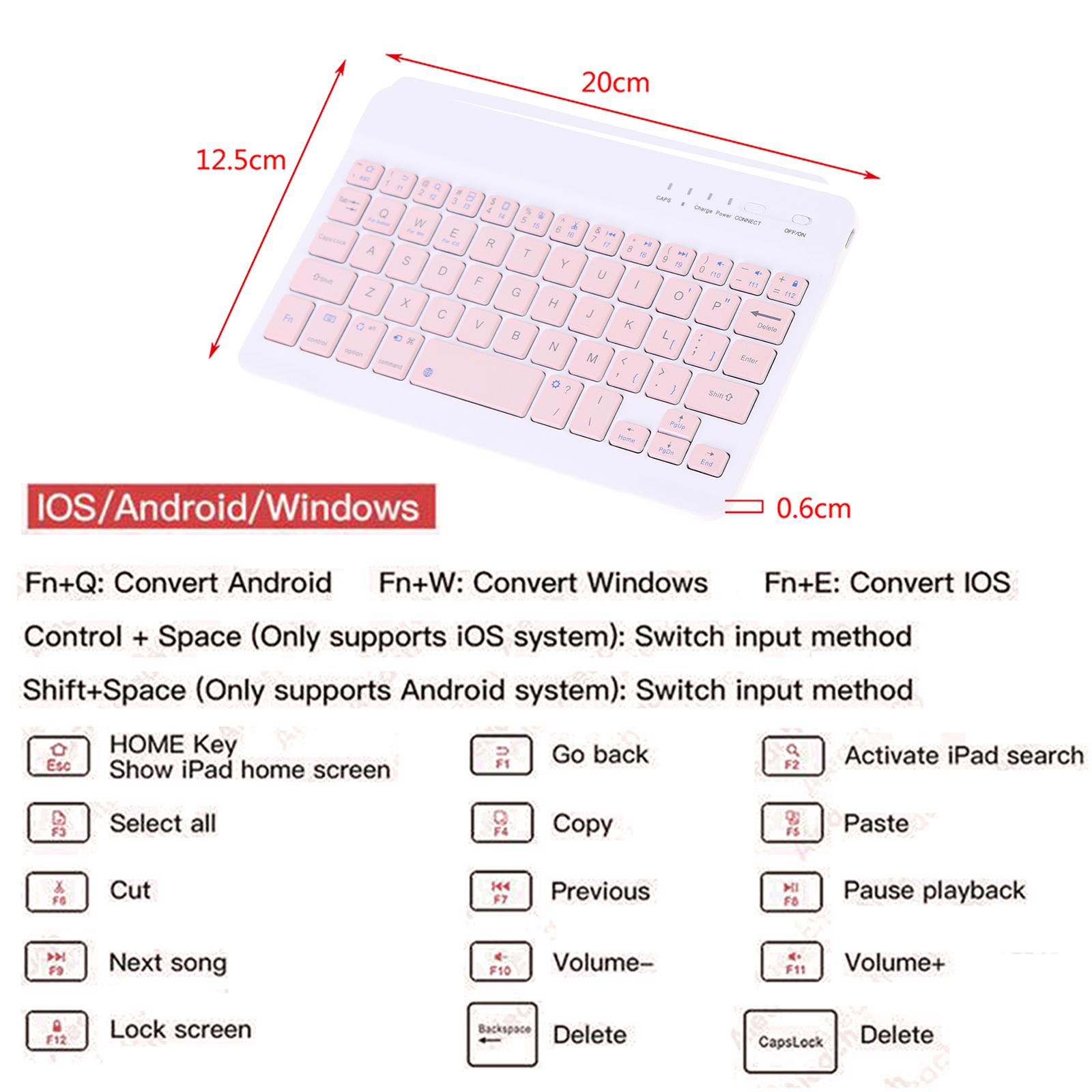 Wireless Keyboard Mobile Phone Tablet Computer Bluetooth Keyboard Mouse ...