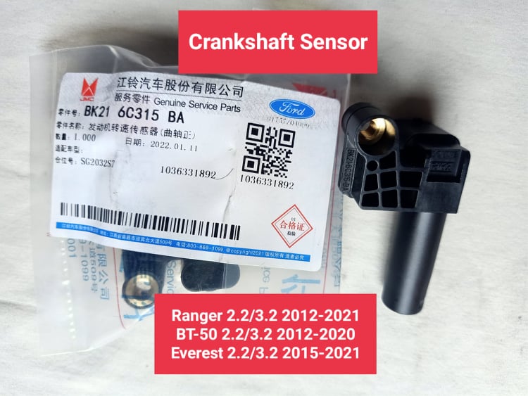 Crankshaft Sensor Ford Ranger 2.2/3.2 2012-2021, BT-50 2.2/3.2 2012 ...