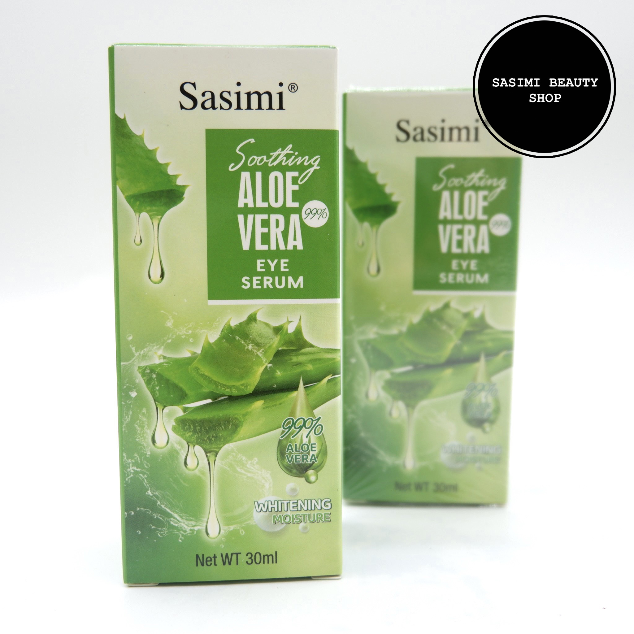 (ขายส่ง) SASIMI Eye Serum Aloe Vera อายเซรั่มว่านหางจระเข้ บำรุงรอบ ...