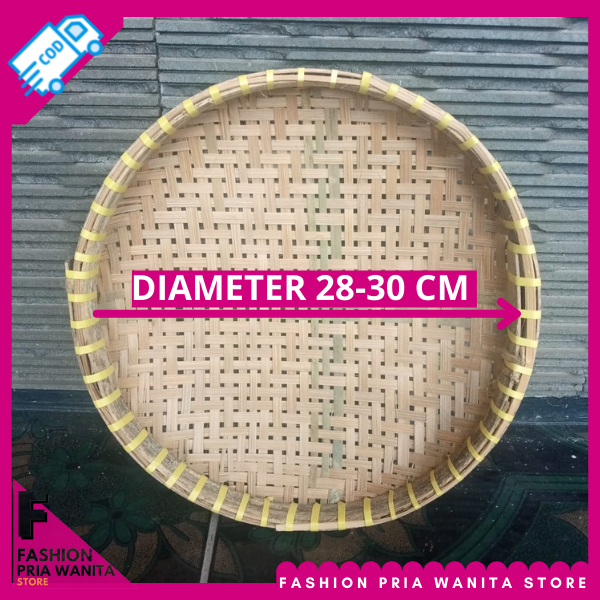 Irik Bambu Kecil Mini 28-30 CM / Ayakan Saringan Bambu / Tampah ... Irik Bambu Kecil Mini 28-30 CM / Ayakan Saringan Bambu / Tampah ...