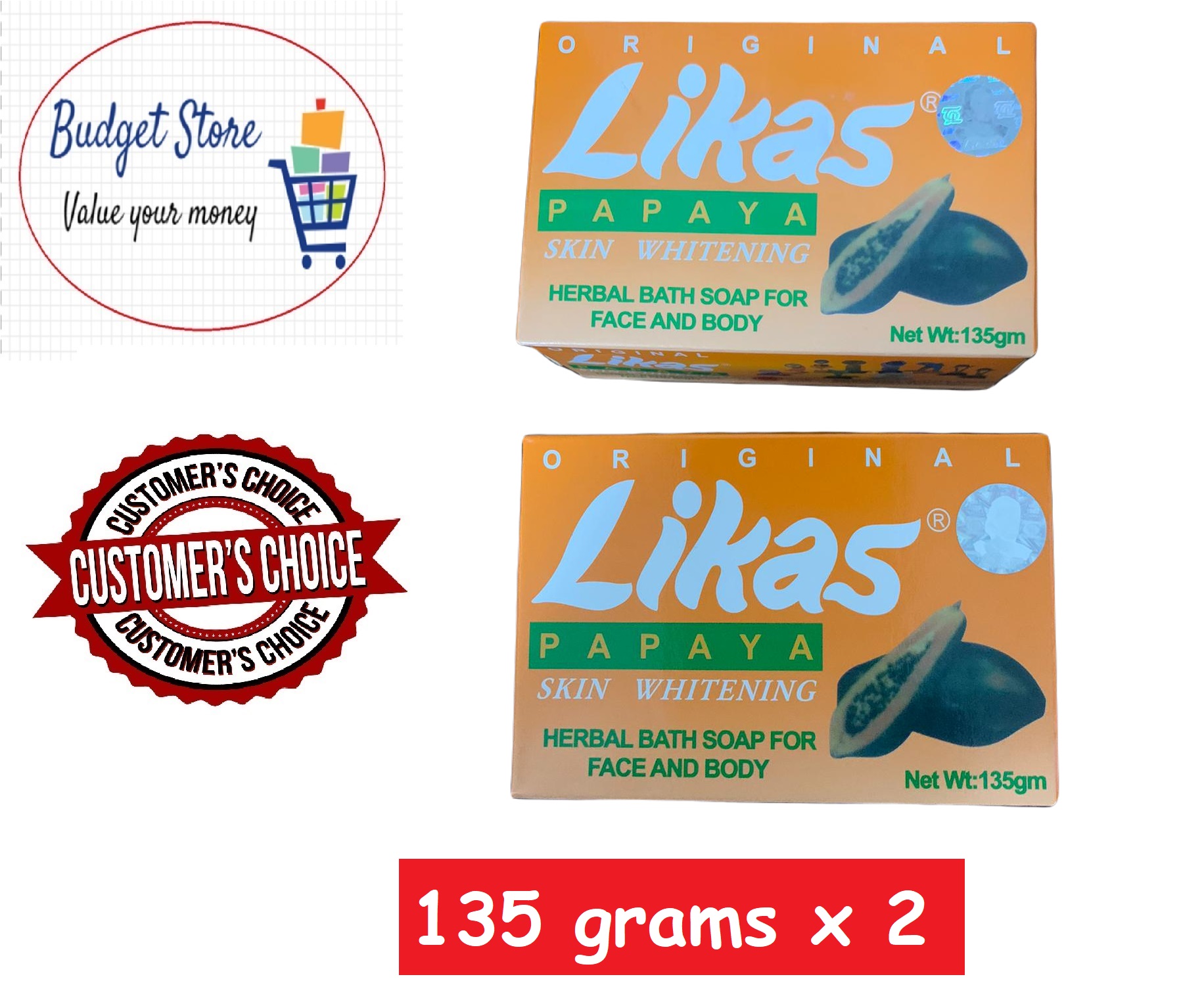 Likas Papaya Skin Whitening Soap Original - 135 grams | Lazada Singapore