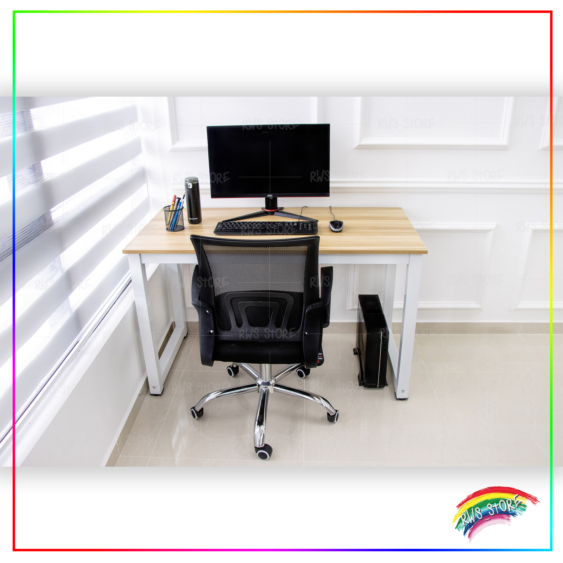 Office Table / Meja office 60 cm x 120 cm /办工桌 / Study Table / Computer ...