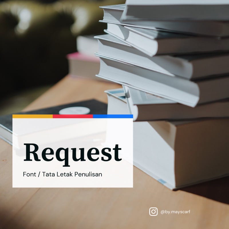 REQUEST FONT / TATA LETAK PENULISAN | Lazada Indonesia