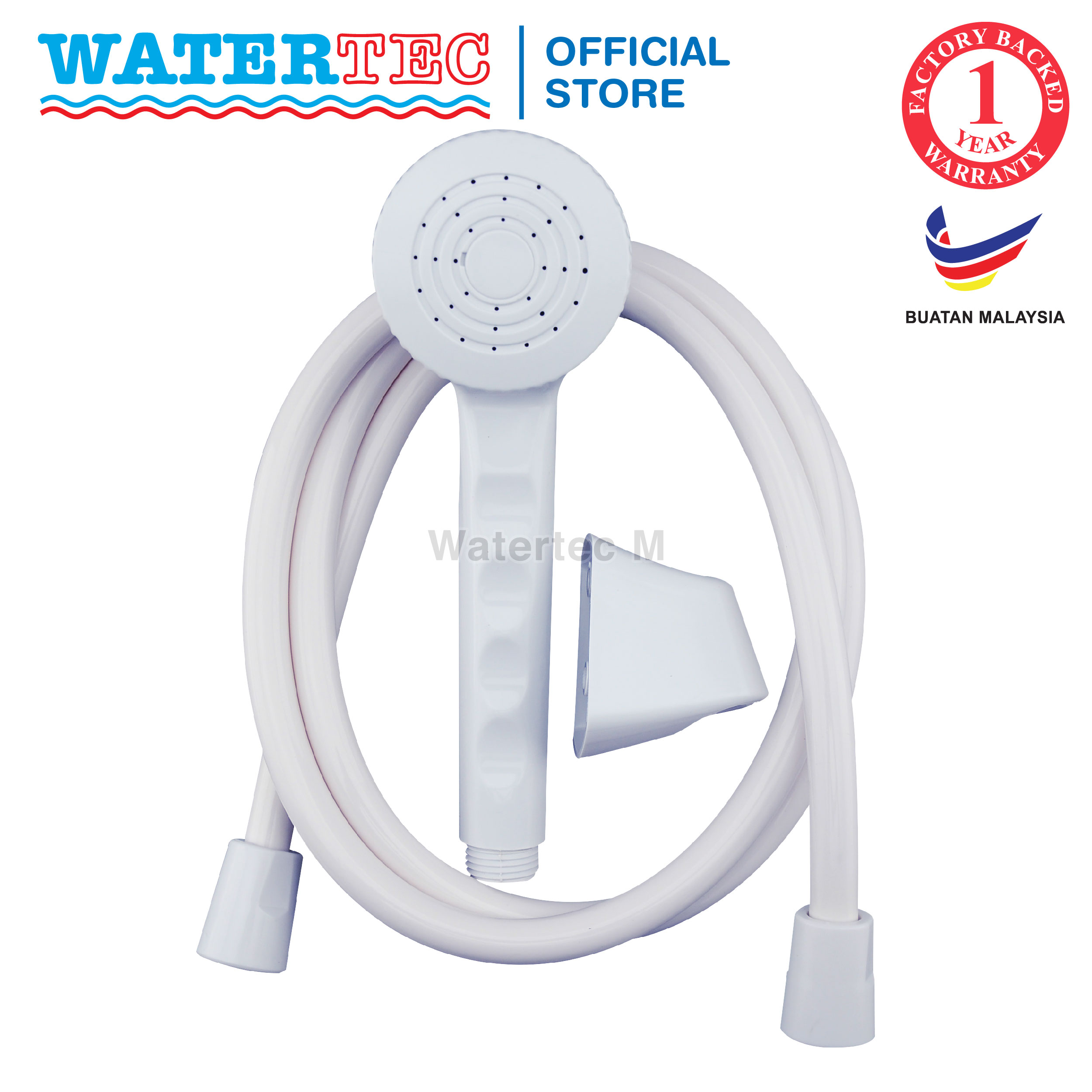 TRUFLO Hand Shower 101 Set with 1.5m Shower Hose Showerhead Alat Air ...