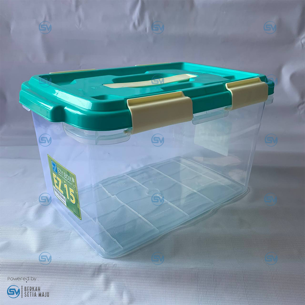 Kotak Penyimpanan Serbaguna Ezy Container Box CB 15 Liter | Lazada ...