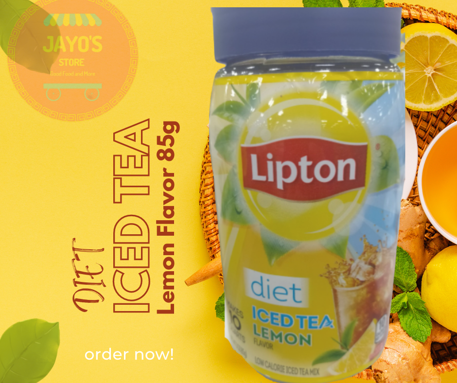 Lipton Diet Iced Tea Lemon flavor 85 grams | Lazada PH