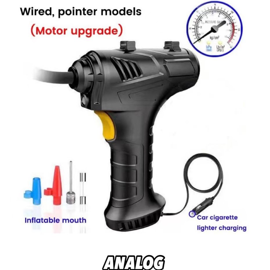 ELECTRIC AIR PUMP Tyre Car Inflator Portable Pump Tayar Kereta Digital ...