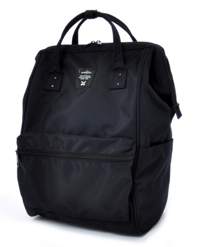 Cross-border Japanese Rakuten backpack black gold school bag trendy ...